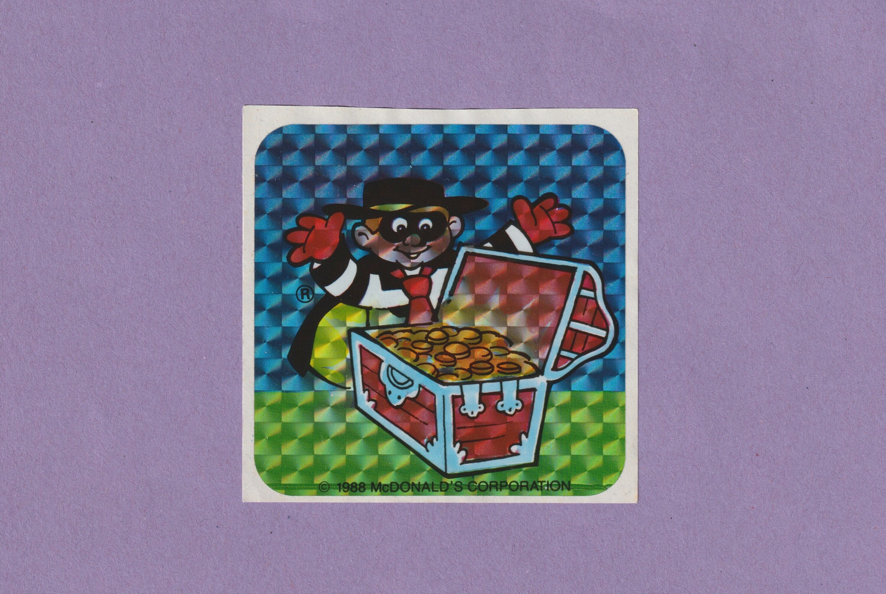 Vintage 1980s Prism Mcdonalds Sticker HAMBURGLAR - Etsy