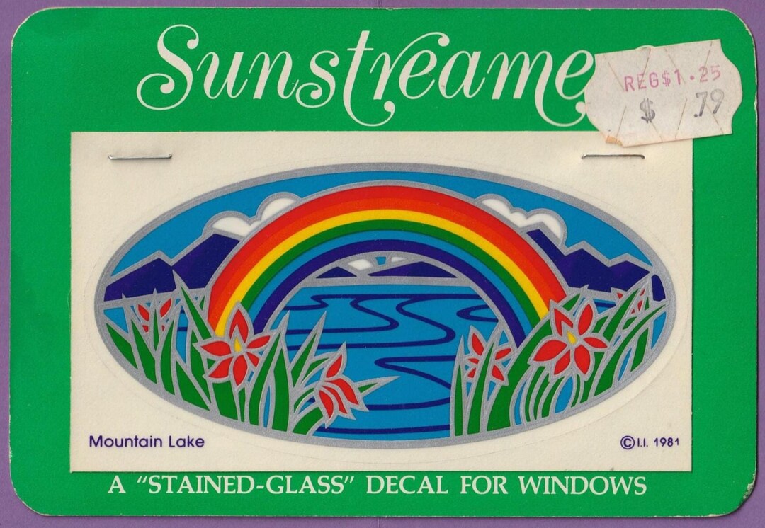 Vintage Illuminations Decal Sticker Rainbow - Etsy