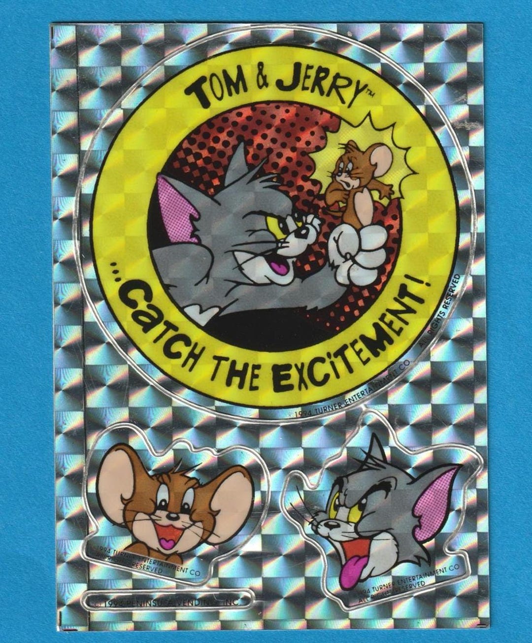 Vintage Tom & Jerry PRISM Vending Machine Sticker #4 - Etsy