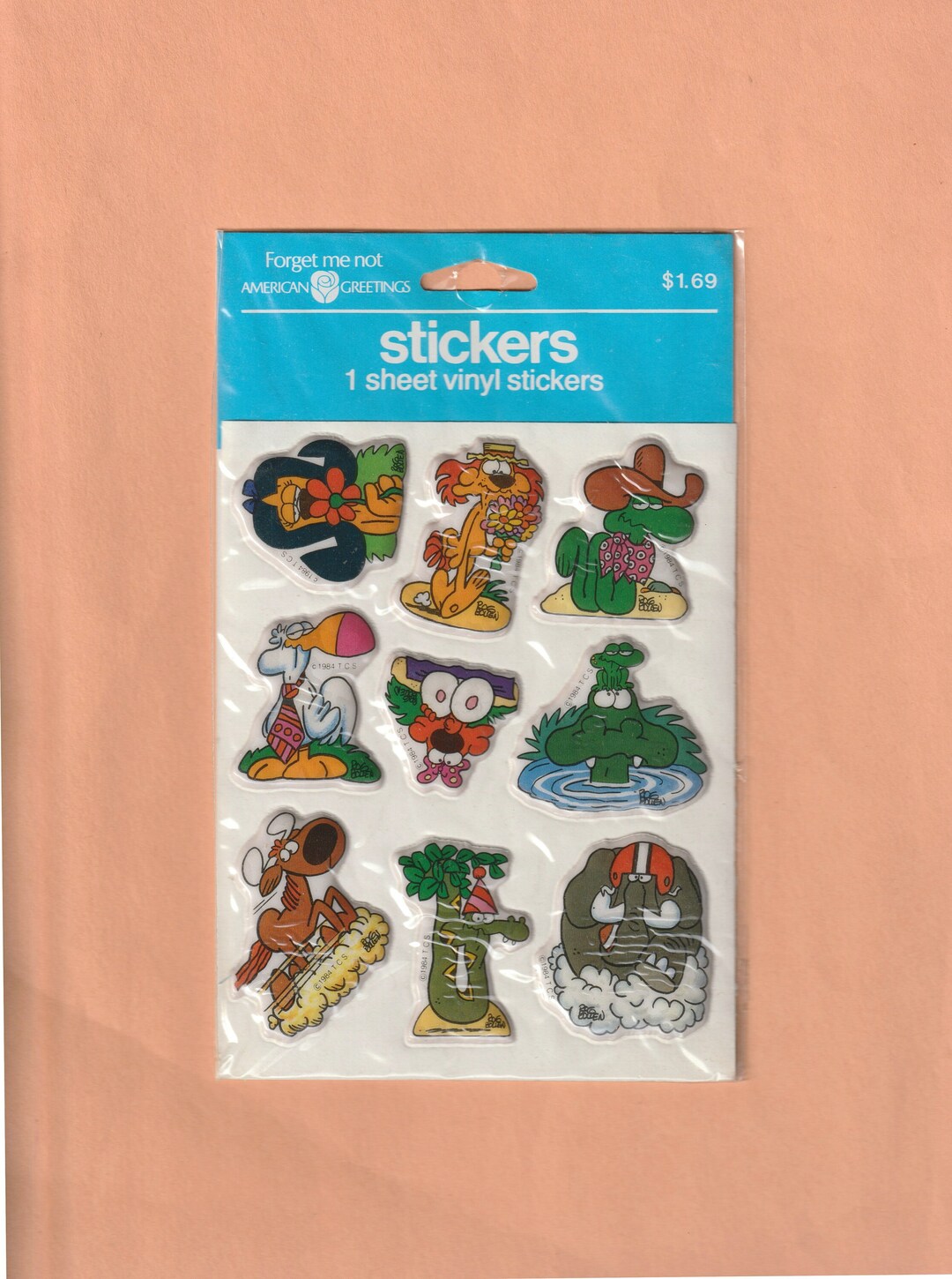 Vintage 1980s American Greetings Puffy Stickers SEALED - Etsy