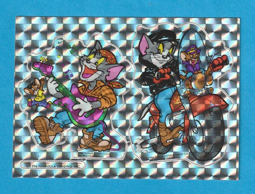 Vintage Tom & Jerry PRISM Vending Machine Sticker #5 - Etsy