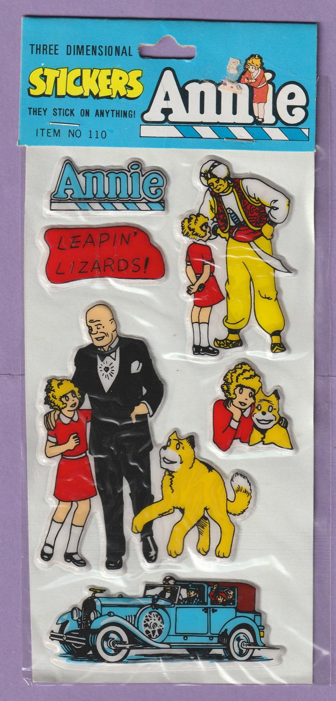 Vintage 1980s ANNIE the Movie Stickers SEALED #2 - Etsy