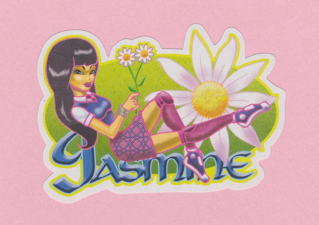 Vintage Large Vending Machine Scratch & Sniff Sticker JASMINE *mint* - Etsy