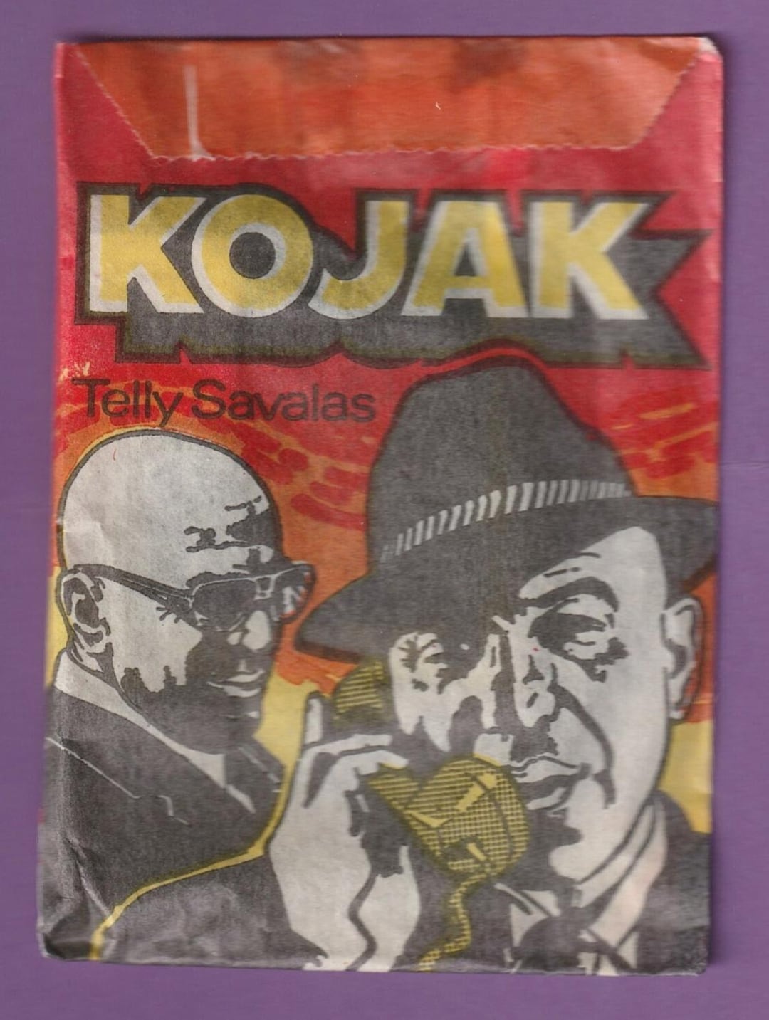 Vintage Kojak Wax Pack Trading Cards Stickers & Gum - Etsy