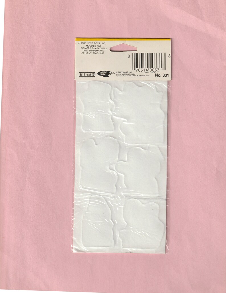 Vintage Moodies Puffy Stickers SEALED - Etsy