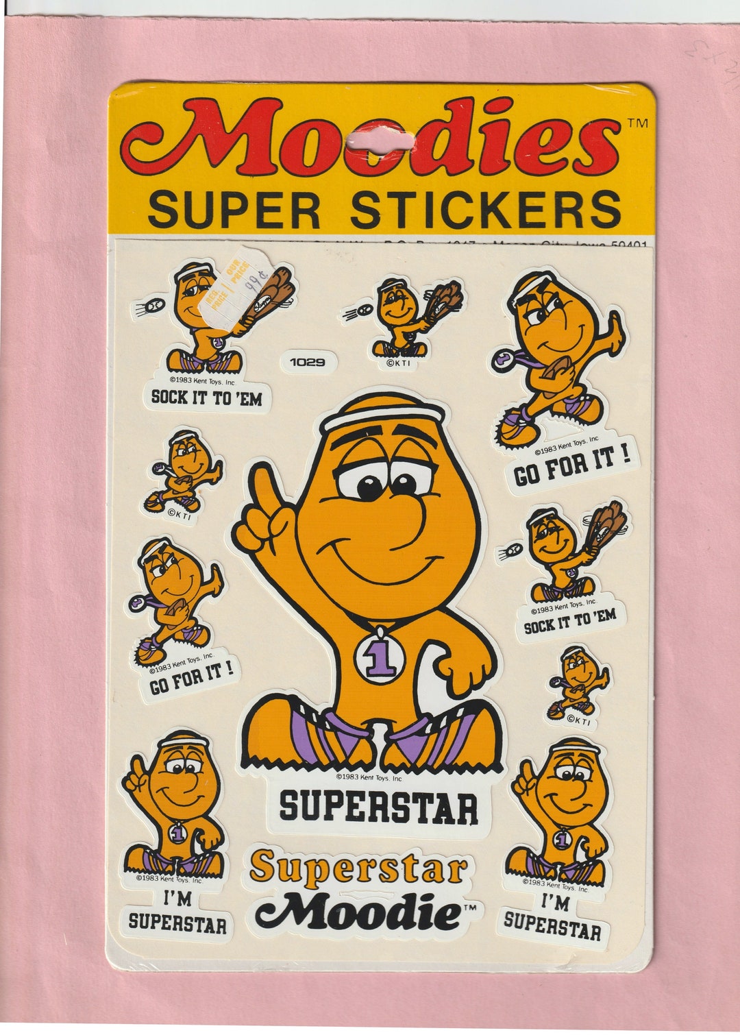 Vintage Moodies Super Stickers SEALED Superstar - Etsy