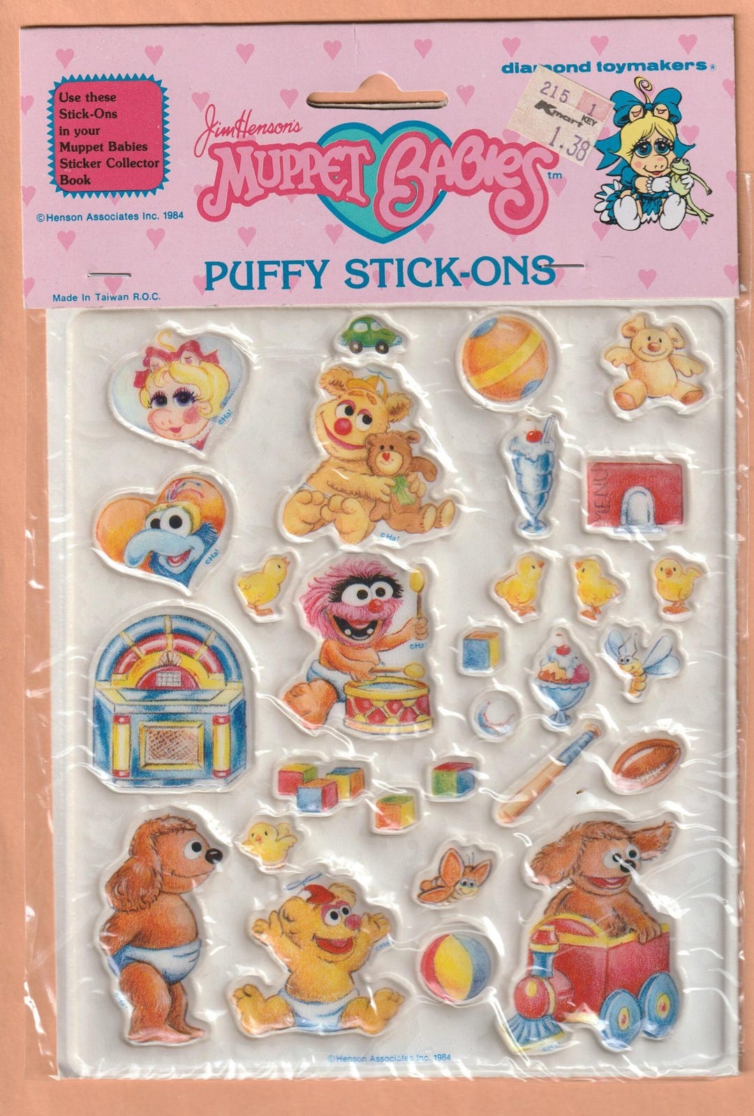 Vintage Jim Henson's Muppet Babies Puffy Stickers - Etsy