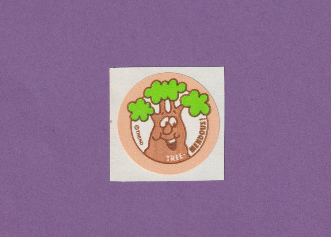 Vintage Trend Matte Scratch & Sniff Sticker Tremendous - Etsy