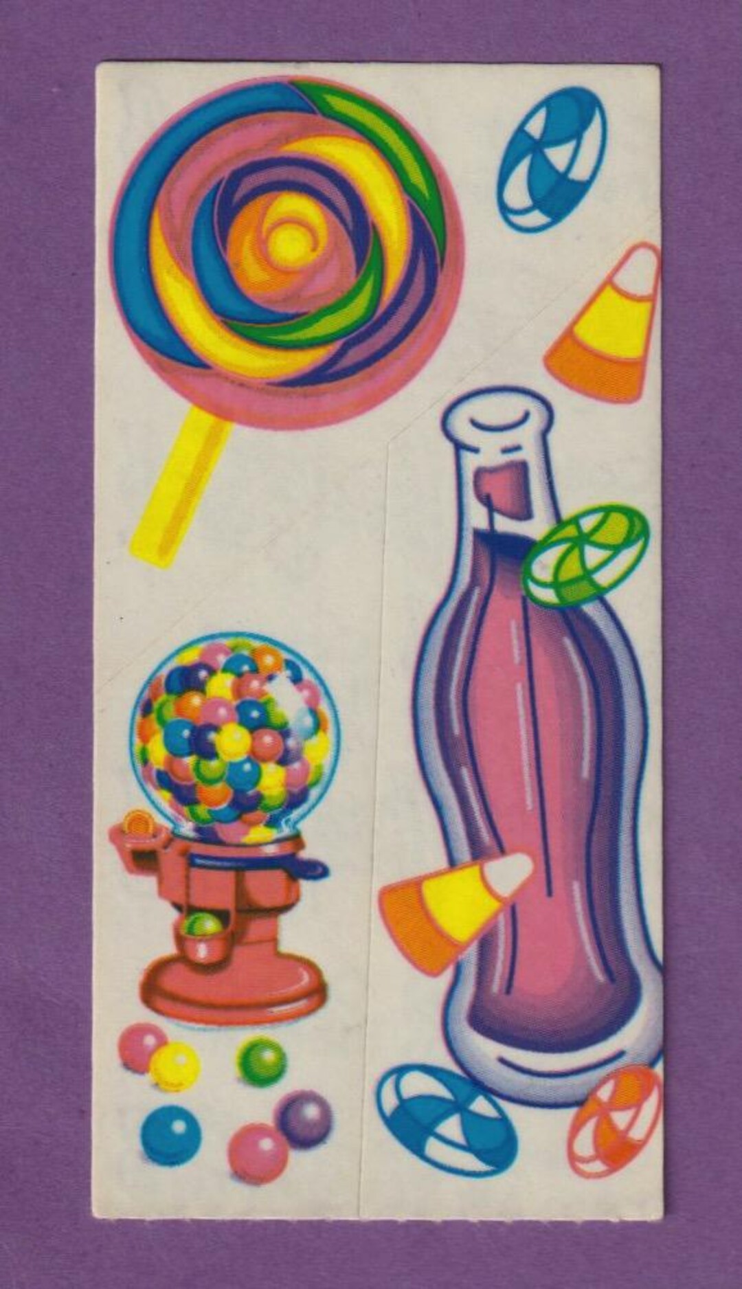 Vintage Lisa Frank Sticker GUMBALL SODA LOLLIPOP - Etsy UK