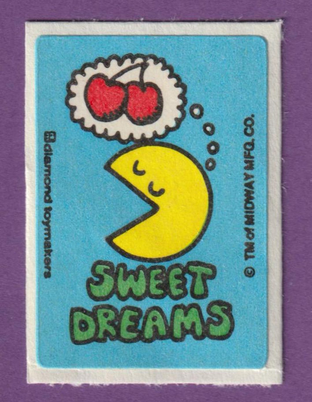 Vintage Ms. Pac Man Scratch and Sniff Sticker CHERRY - Etsy