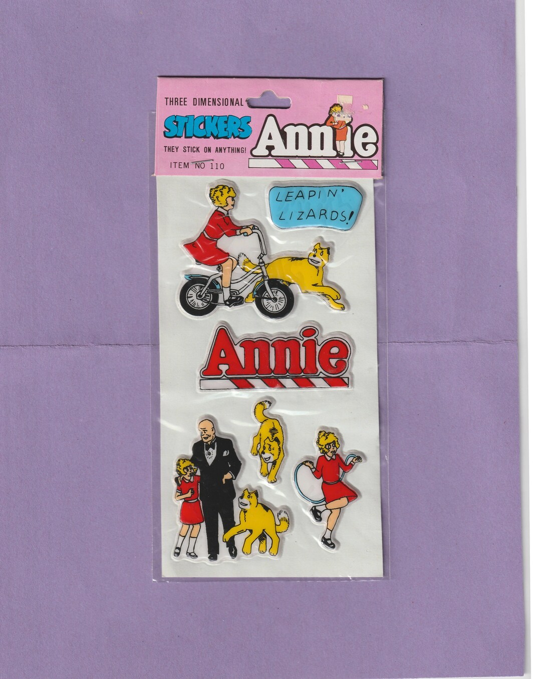 Vintage 1980s ANNIE the Movie Stickers SEALED #4 - Etsy