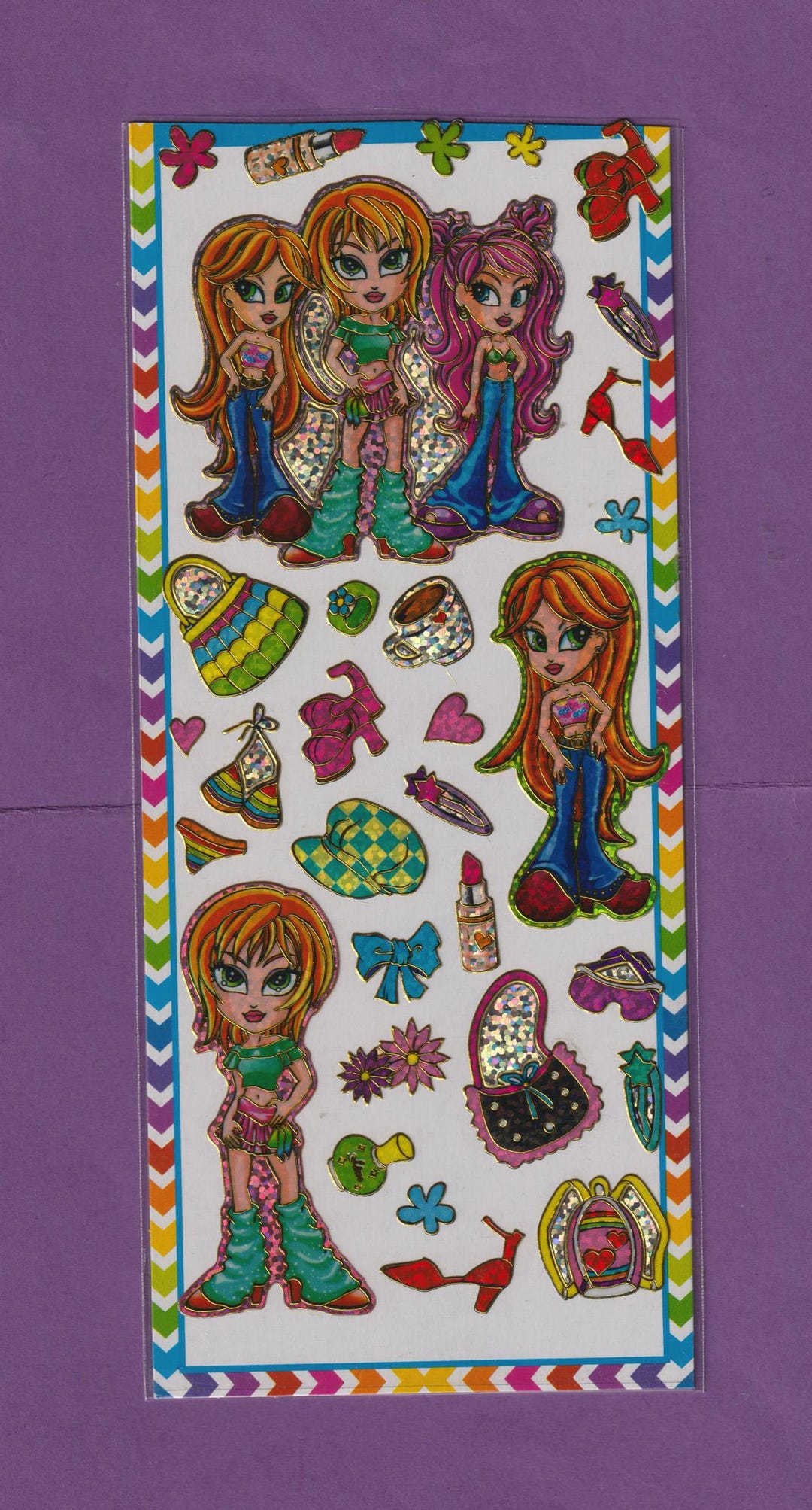 NOS Vintage Lisa Frank Sticker Sheet SEALED - Etsy
