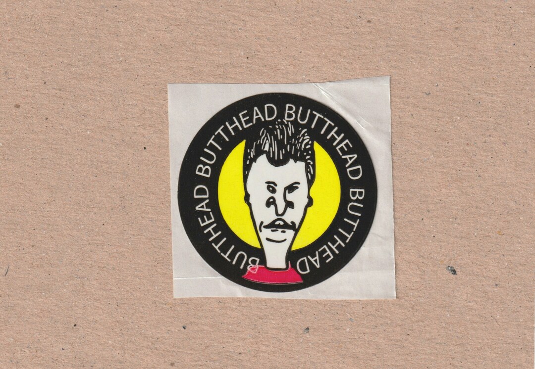 Vintage Beavis & Butthead Sticker MTV - Etsy