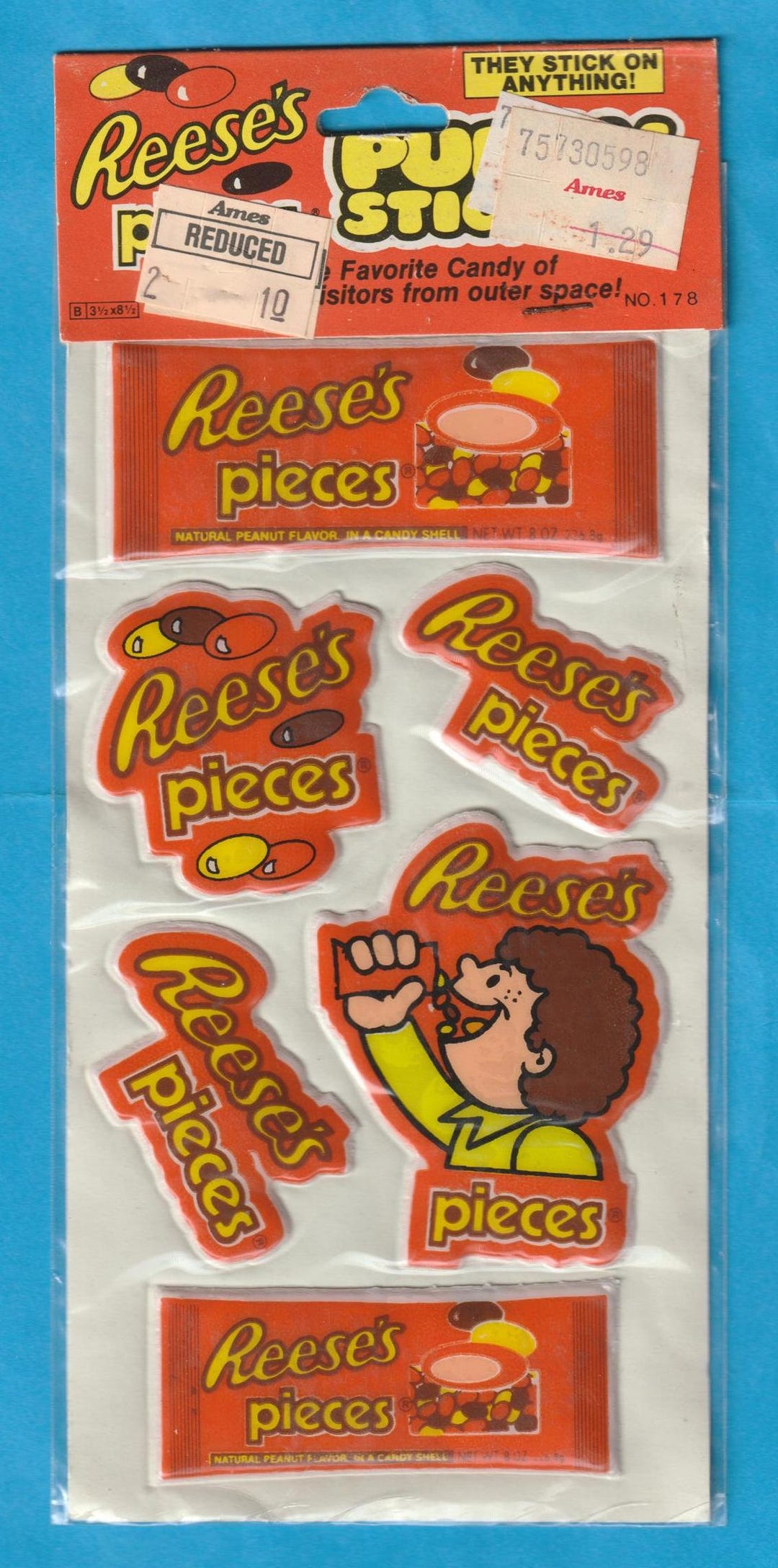 Vintage 1980s Reese's Puffy Stickers SEALED - Etsy