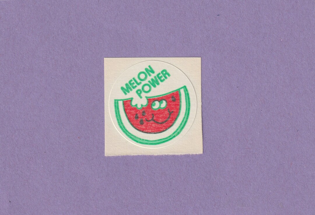 Vintage Trend Matte Scratch N Sniff Sticker WATERMELON No TM - Etsy