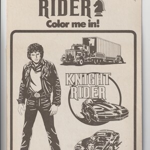 Vintage 1980s KNIGHT RIDER Sticker & Album Set - Etsy
