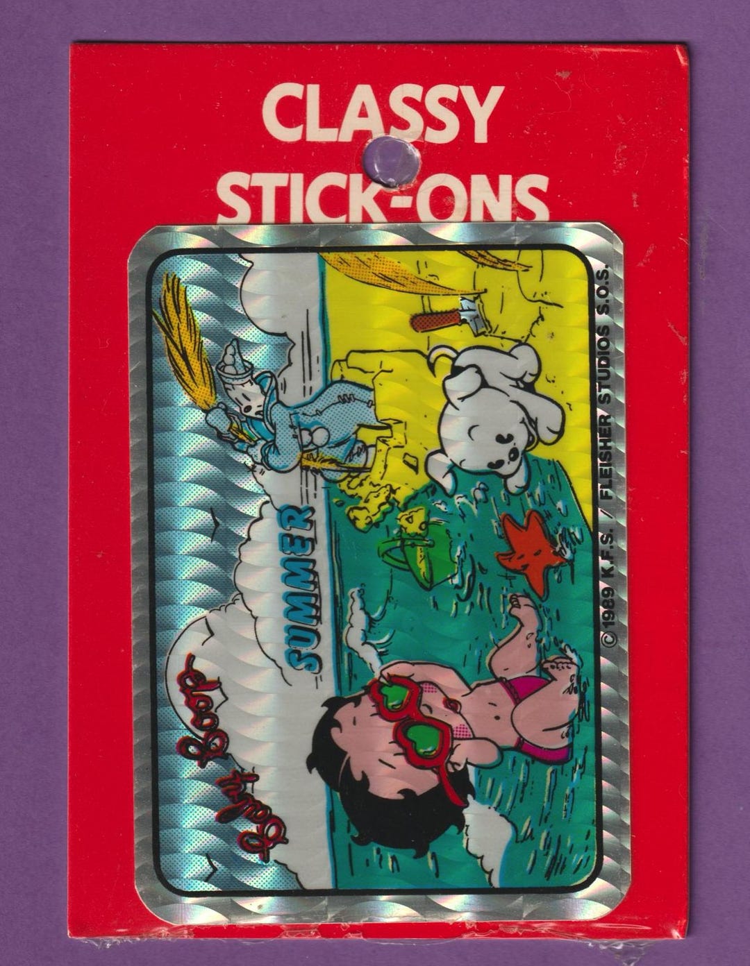 1980s Vintage Classy Stick-ons Prism BETTY BOOP Sticker #3 - Etsy