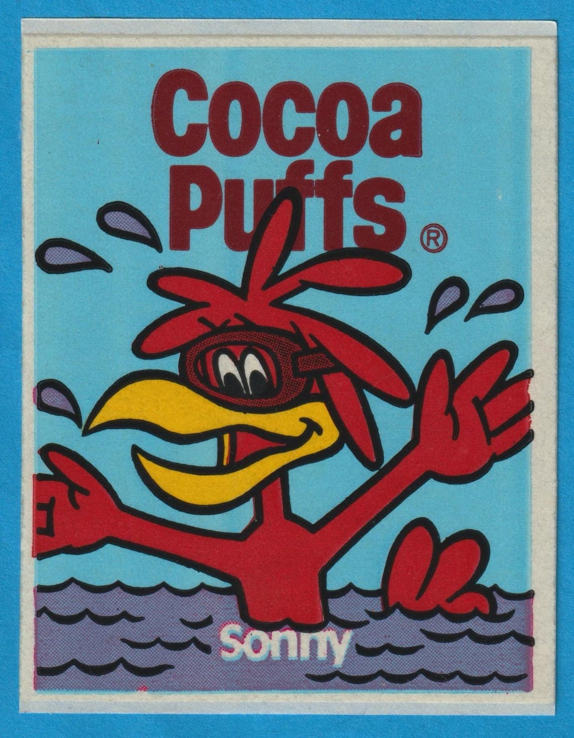 HTF 1980s Vintage COCOA PUFFS Cereal Sticker #2 - Etsy