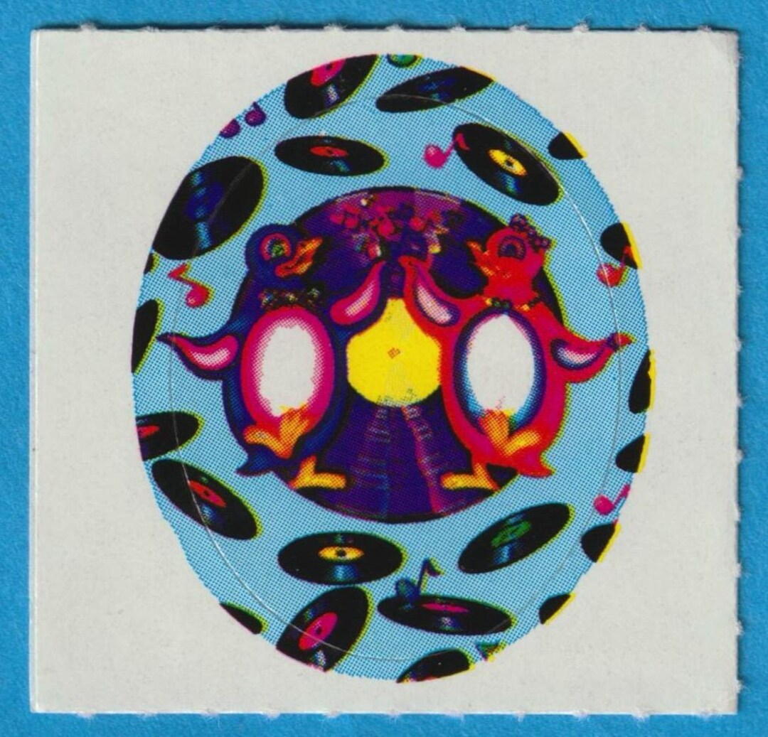 Vintage Lisa Frank Sticker PENGUINS #2 - Etsy