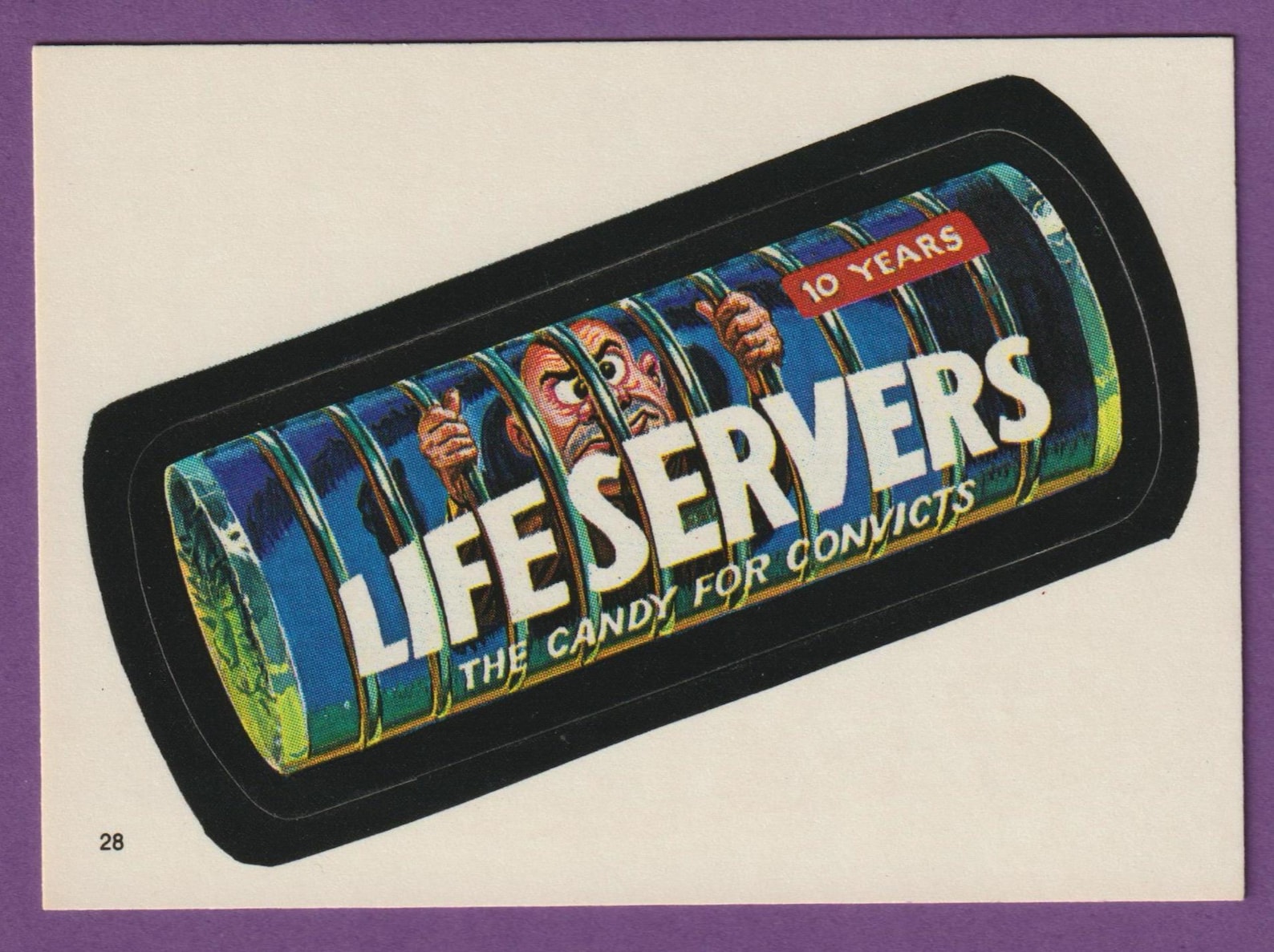 Vintage 1980s Wacky Package Pack Sticker LIFE SERVERS - Etsy