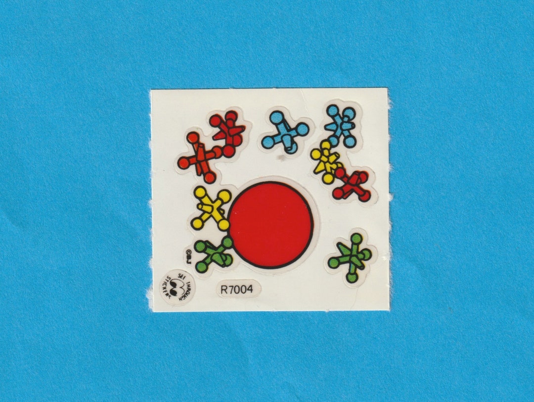 Vintage 1980s See Through Sticker JACKS - Etsy