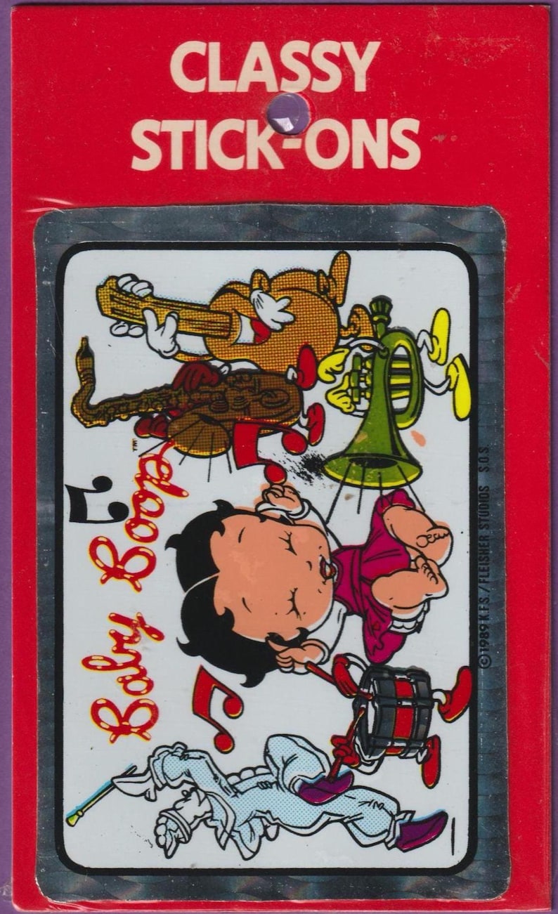 1980s Vintage Classy Stick-ons Prism BETTY BOOP Sticker #6 - Etsy