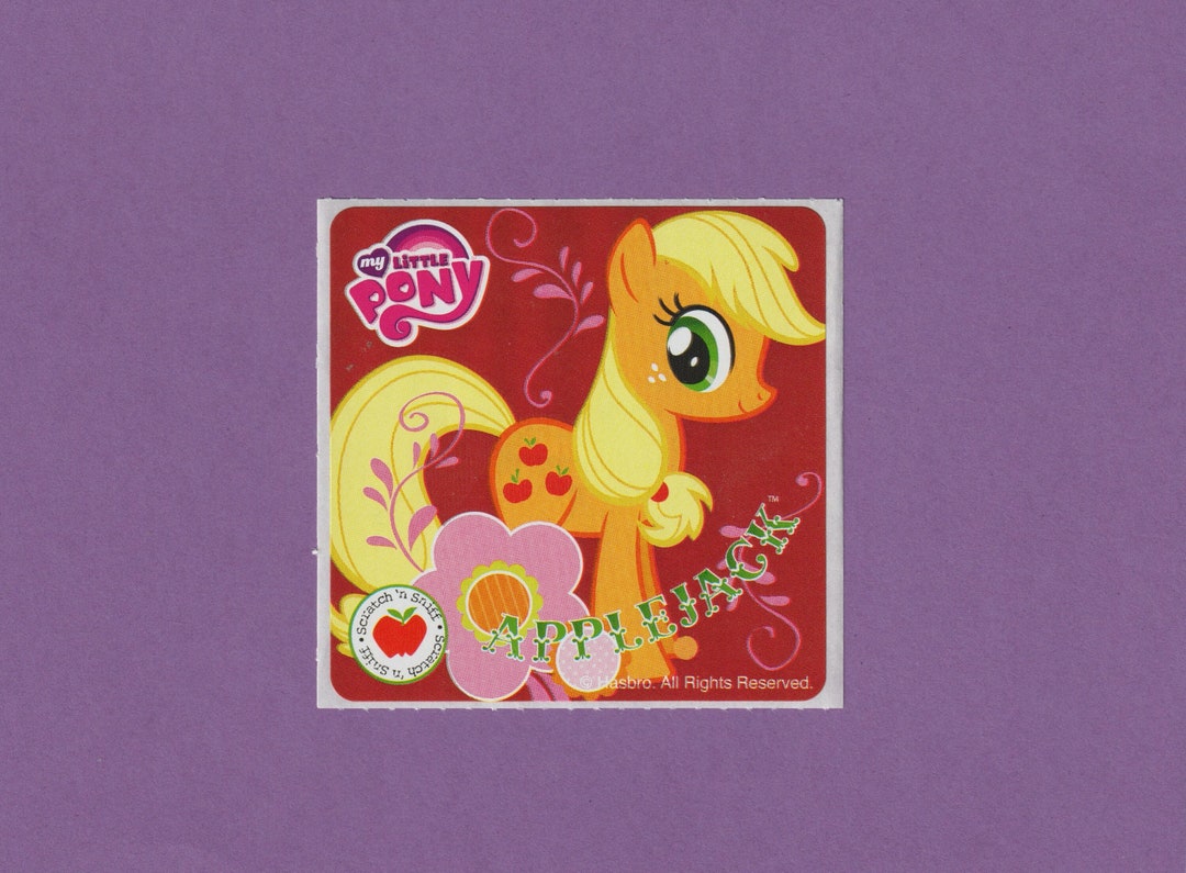 Vintage My Little Pony Smile Makers Scented Sticker APPLE #4 - Etsy