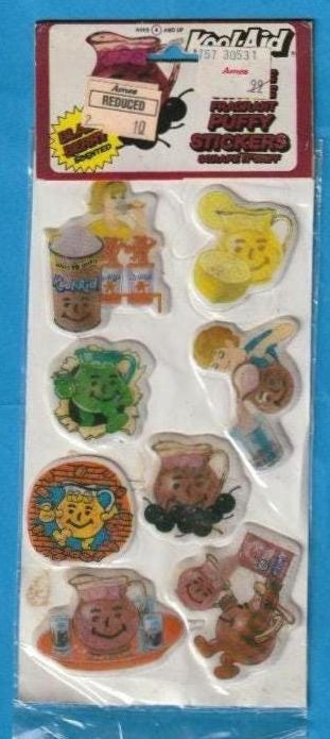 Vintage 1980s Kool Aid Scratch N Sniff Puffy Stickers GRAPE - Etsy