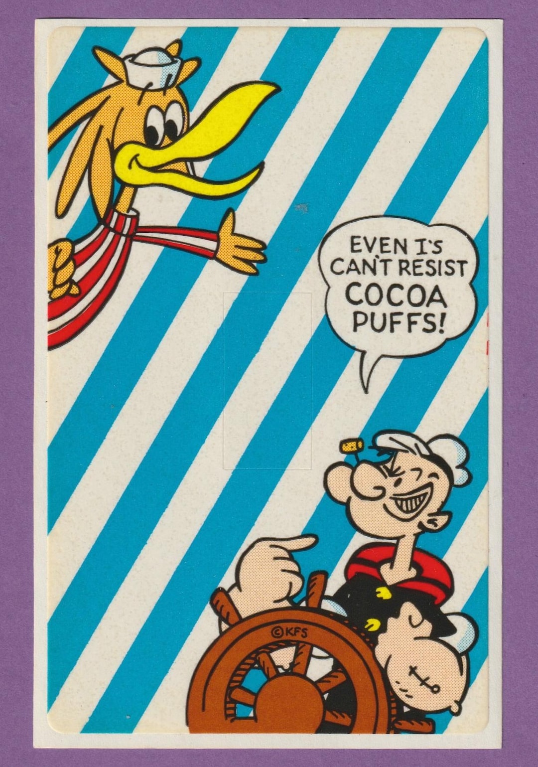 RARE 1980s Vintage Cocoa Puffs Popeye Light Switch Cover - Etsy