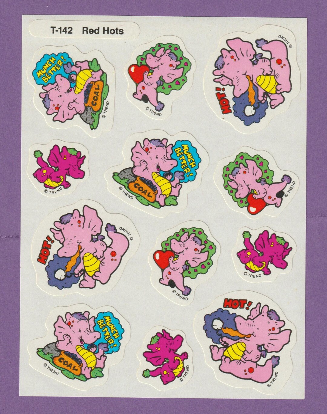 Vintage Trend Scratch & Sniff Sticker Sheet RED HOTS - Etsy