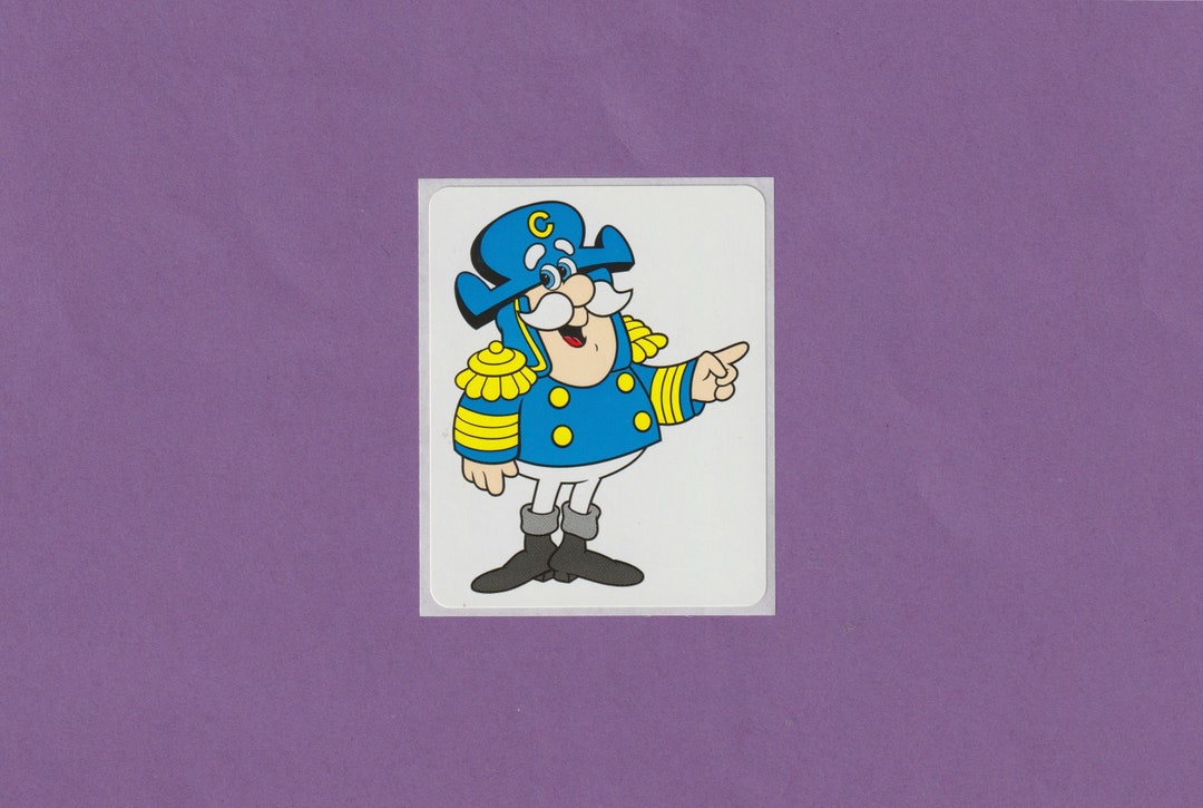 Vintage Cap'n Crunch Sticker - Etsy