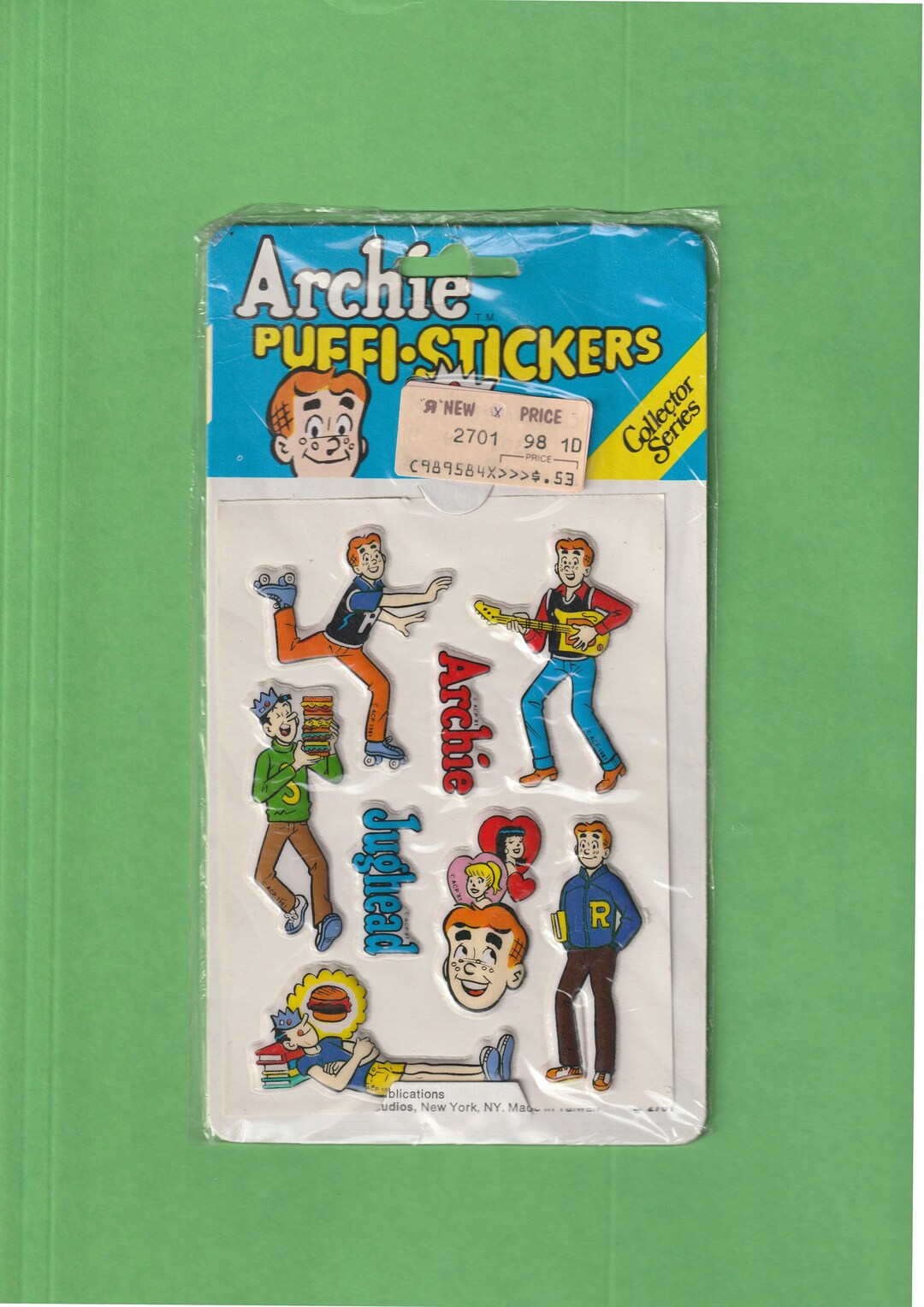 Rare Vintage 1980s ARCHIE Puffy Stickers - Etsy