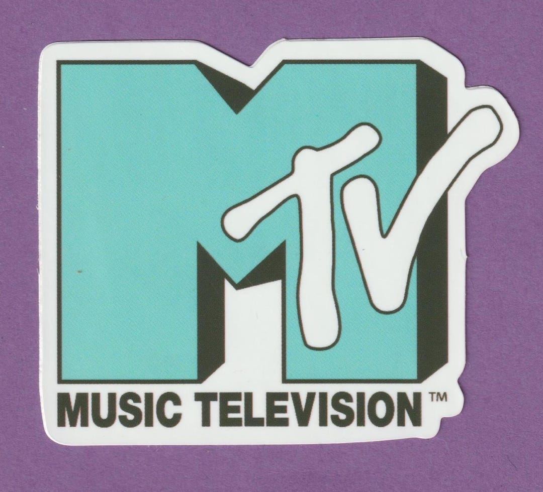 Retro MTV Music Television Sticker - Etsy