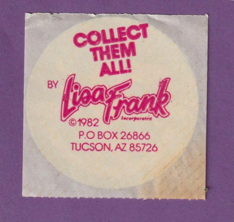 Vintage 1982 Lisa Frank Sticker Mod PARROT - Etsy