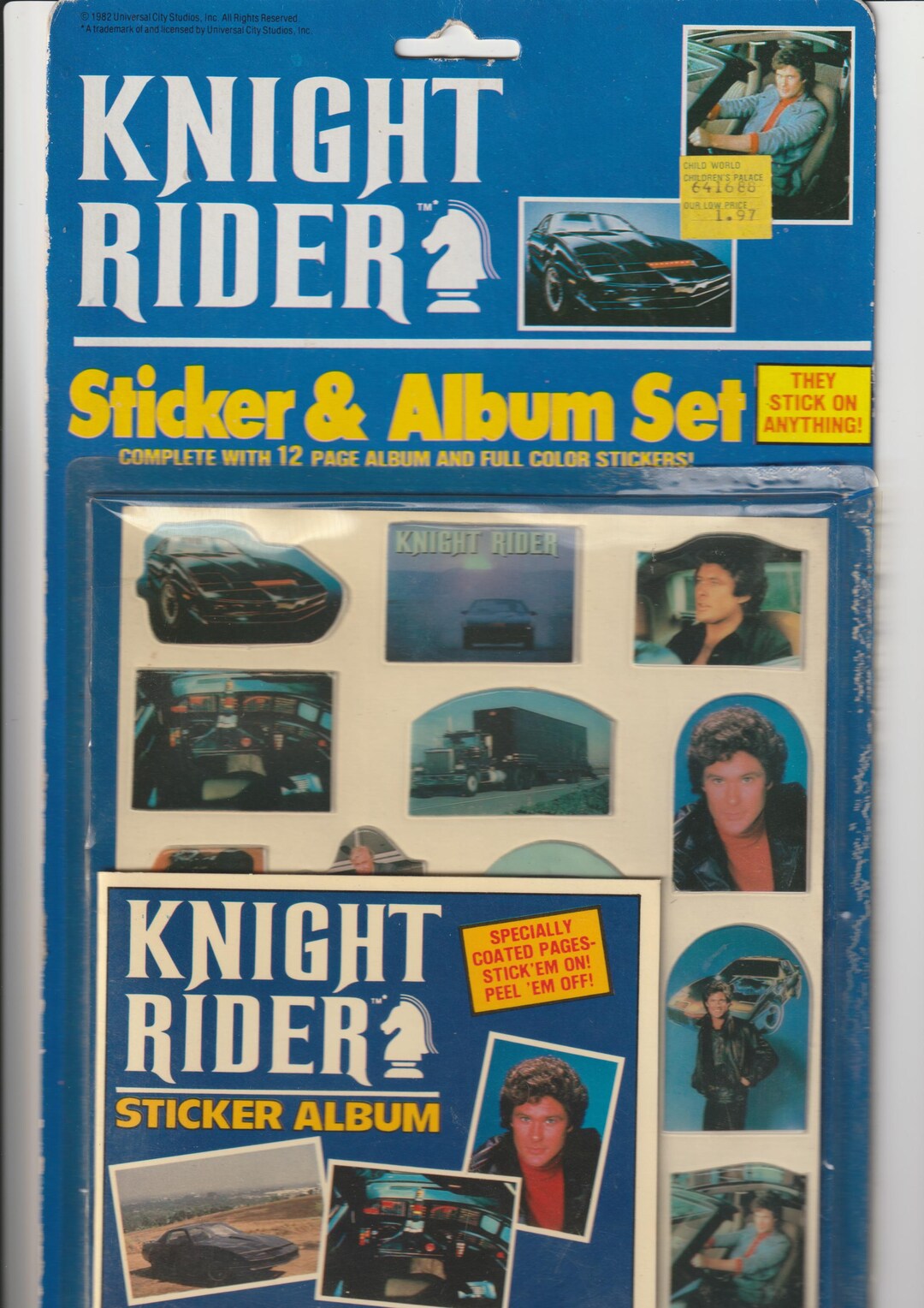 Vintage 1980s KNIGHT RIDER Sticker & Album Set - Etsy