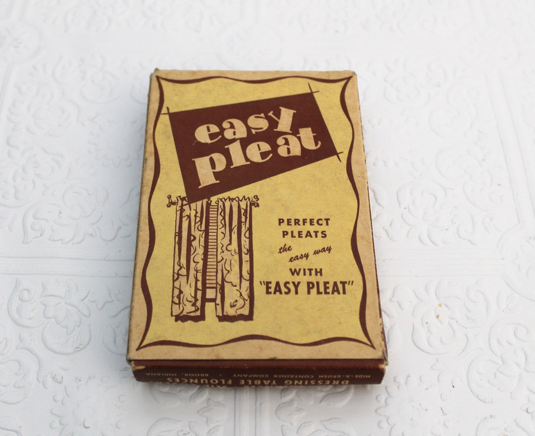 Vintage Easy Pleat Maker for Curtains Graphics Retro Collectible Sewing ...