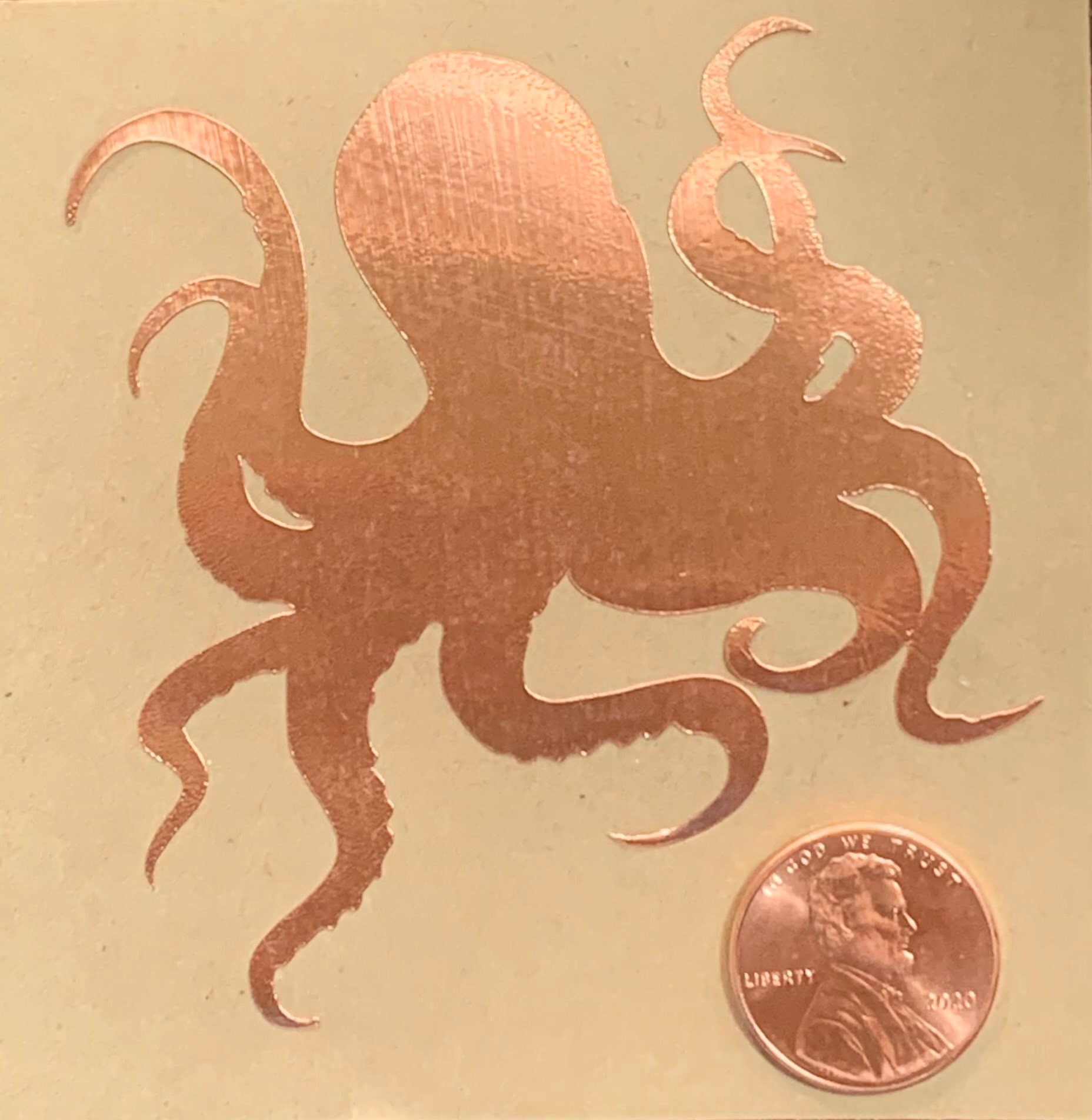 BEST SELLER OCTOPUS octo1 Foil Overlay for Stained - Etsy