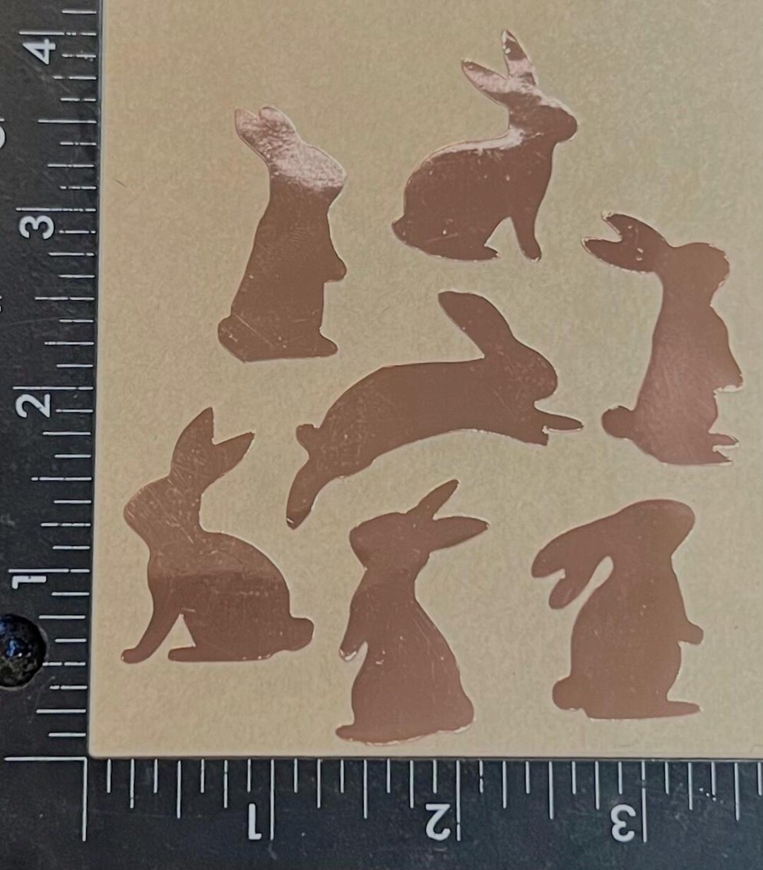 NEW!! Just in Time for Easter! Seven (7) Rabbits Bunny Copper Foil ...