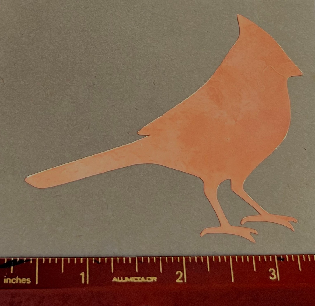 CARDINAL!! CARDINAL!! CARDINAL!! Copper Foil Overlay for Stained Glass ...