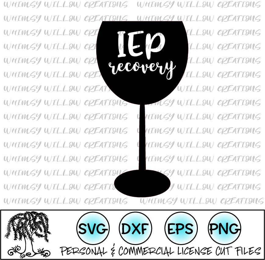 IEP Recovery Cut Files for Silhouette Cameo and Cricut IEP Recovery SVG ...