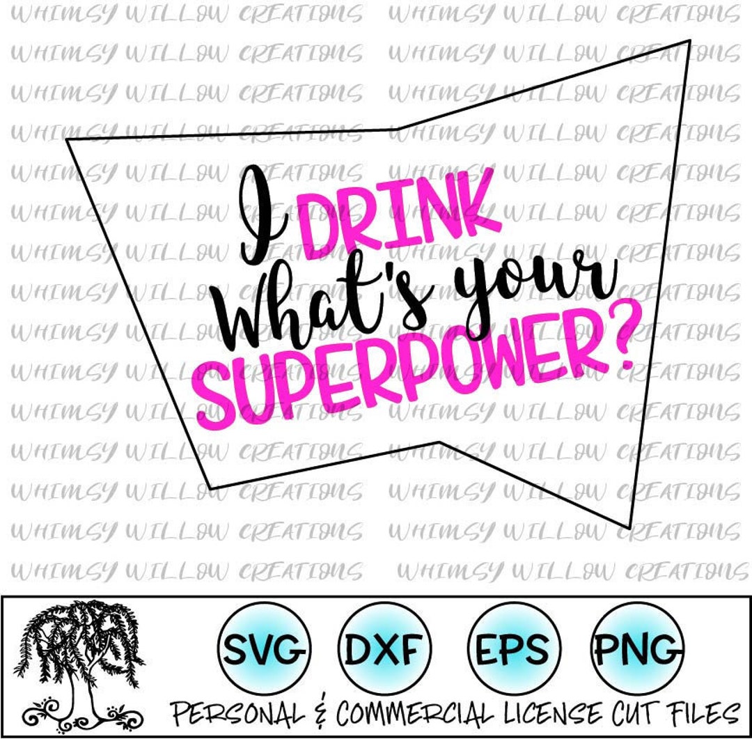 What's Your Superpower SVG Digital Cut Files for Cricut or Cameo ...
