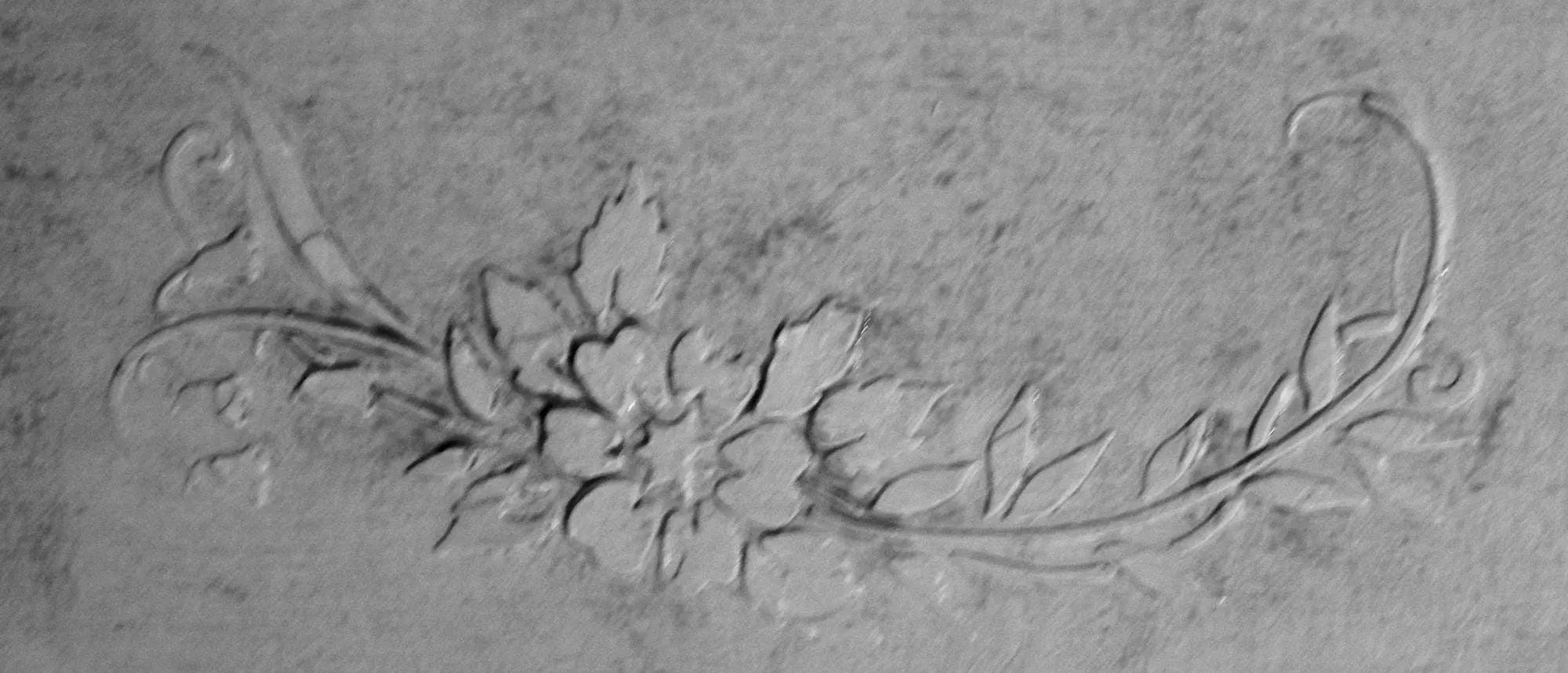Wall Stencil Floral Vine (PL-M) – Plaster Stencil, Furniture Stencil ...