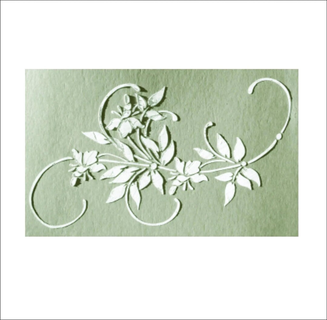 Plaster Stencil Cadence Frieze (PL M) – Wall Stencil, Furniture Stencil ...