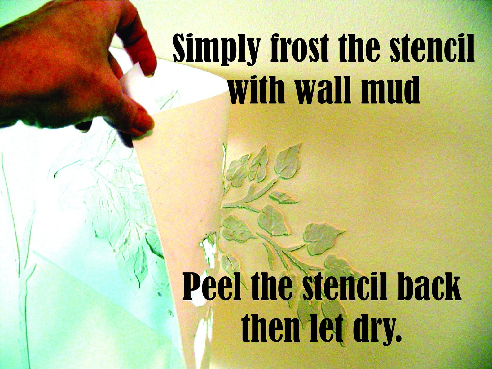Wall Stencil Cardouche Corner (PL L) Plaster Stencil, Furniture Stencil ...