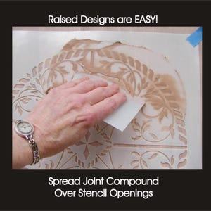 Plaster Stencil Cadence Frieze (PL M) – Wall Stencil, Furniture Stencil ...