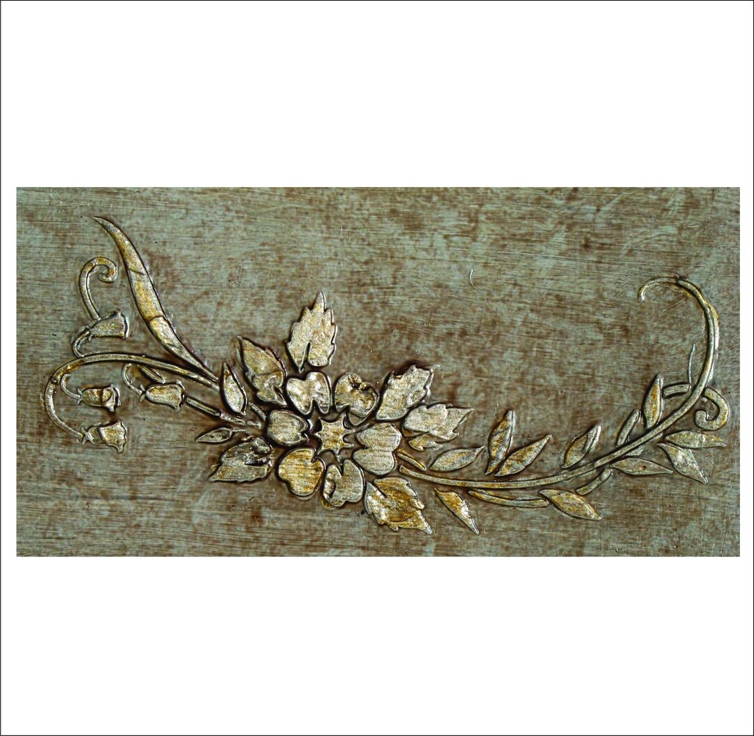 Wall Stencil Floral Vine (PL-M) – Plaster Stencil, Furniture Stencil ...
