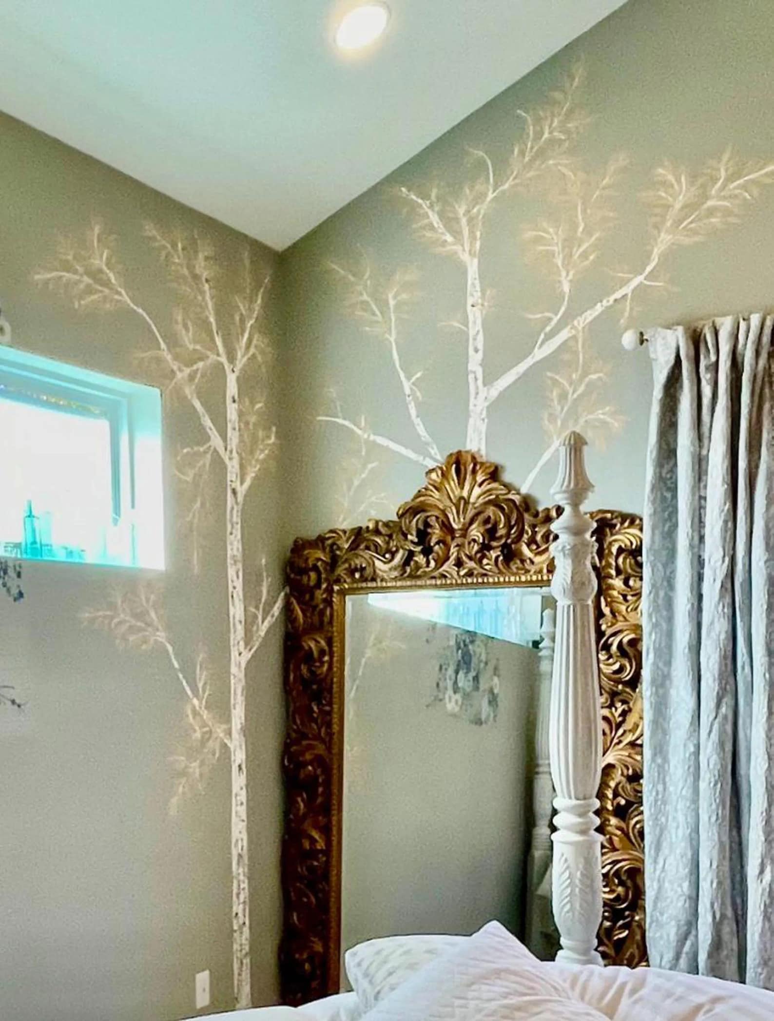 Wall Stencil Sapling Tree L (PL L) Plaster Stencil, Create Large Trees ...