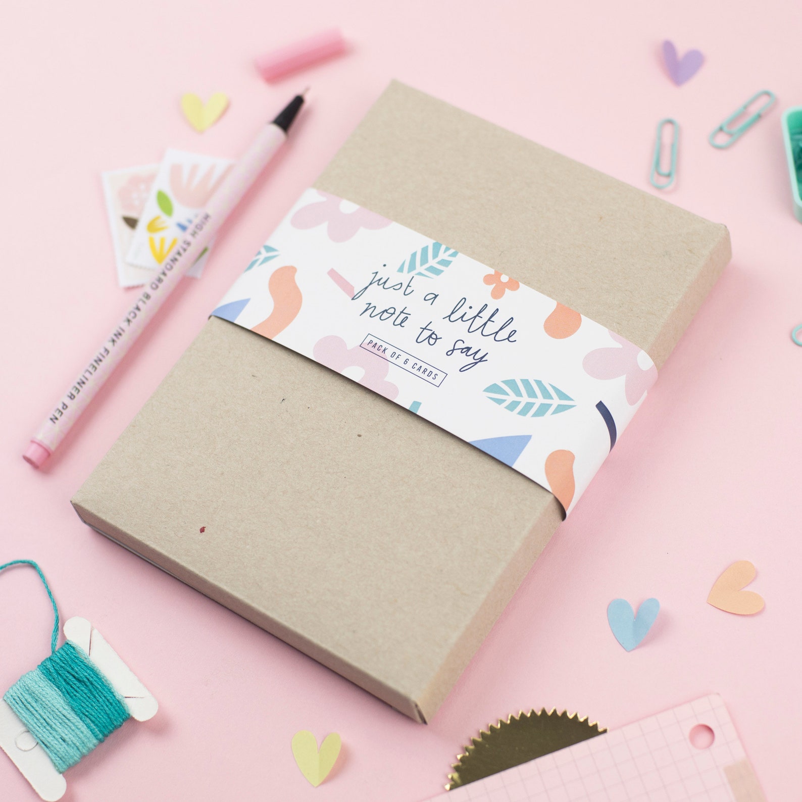 Just A Little Note Pack of 6 Christian Greeting Cards - Etsy UK