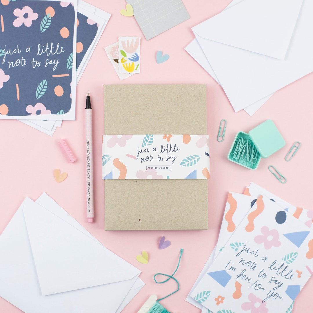Just A Little Note Pack of 6 Christian Greeting Cards - Etsy UK