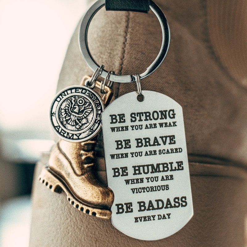 Army Keychain - Etsy